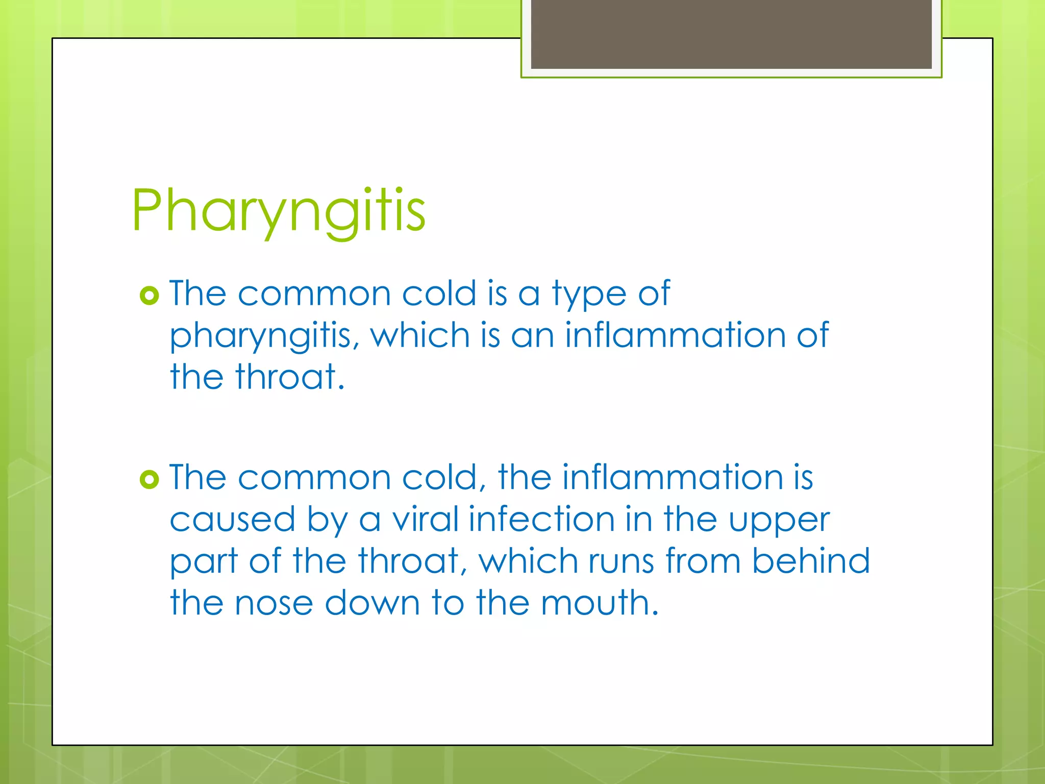 Common cold final 1 | PPT