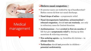 Common cold or nasopharyngitis in children | PPTX