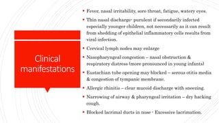 Common cold or nasopharyngitis in children | PPTX