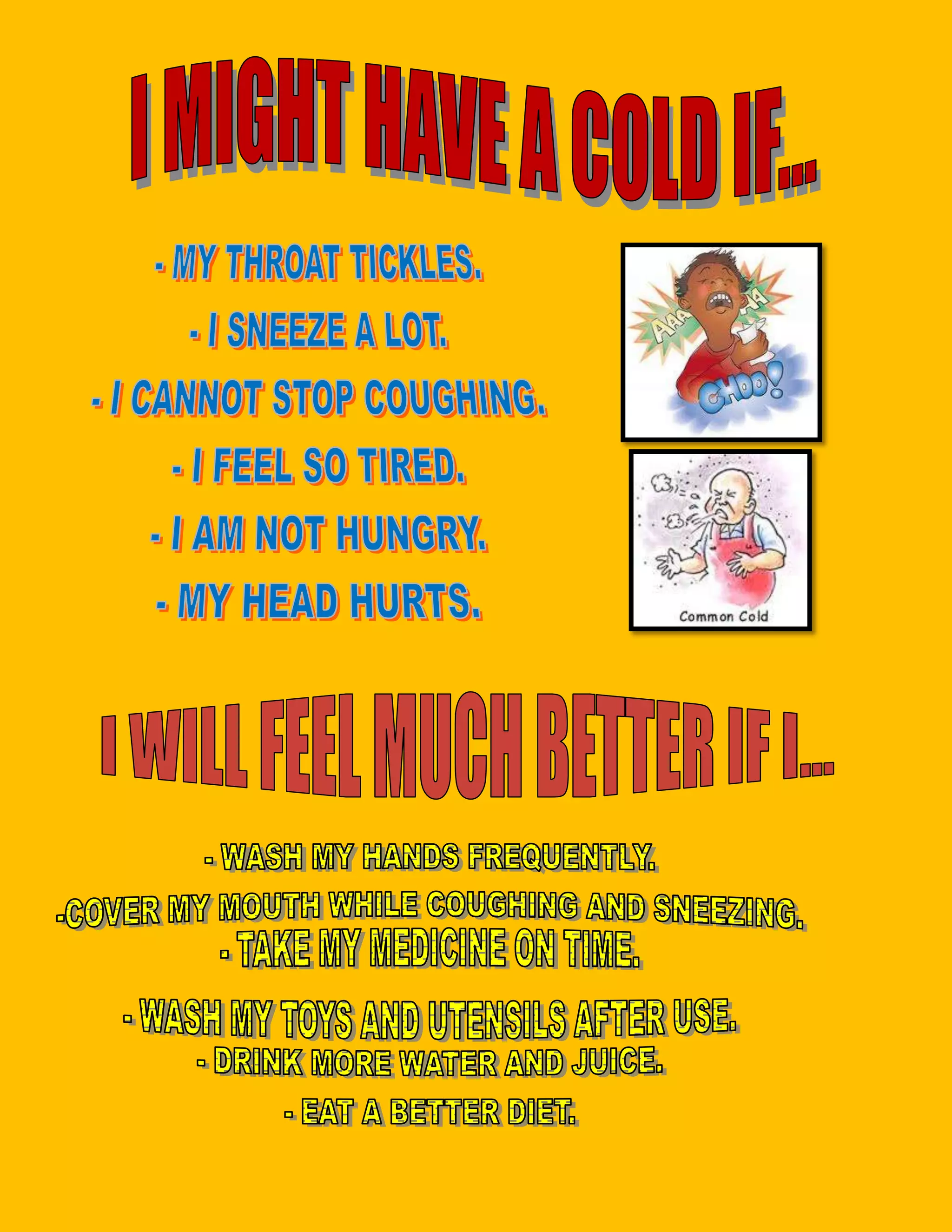 Common cold poster | PDF