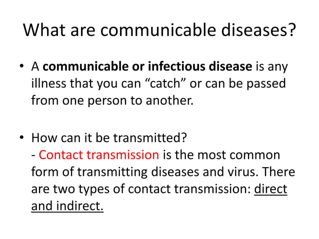 Common communicable diseases and its prevention | PPTX