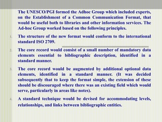 Common communication format | PPT