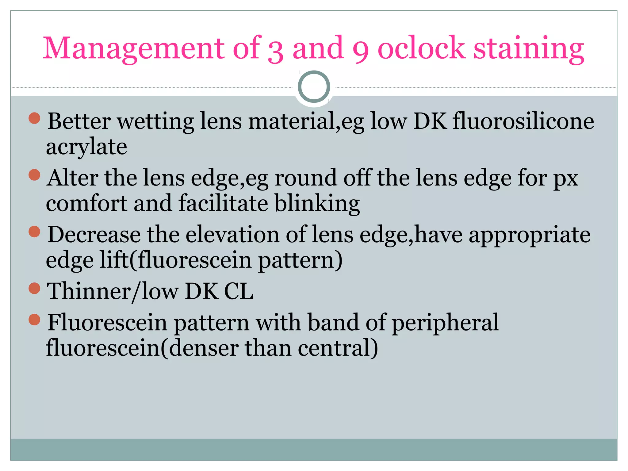Frequently Encountered complications of RGP Contact Lenses | PPT