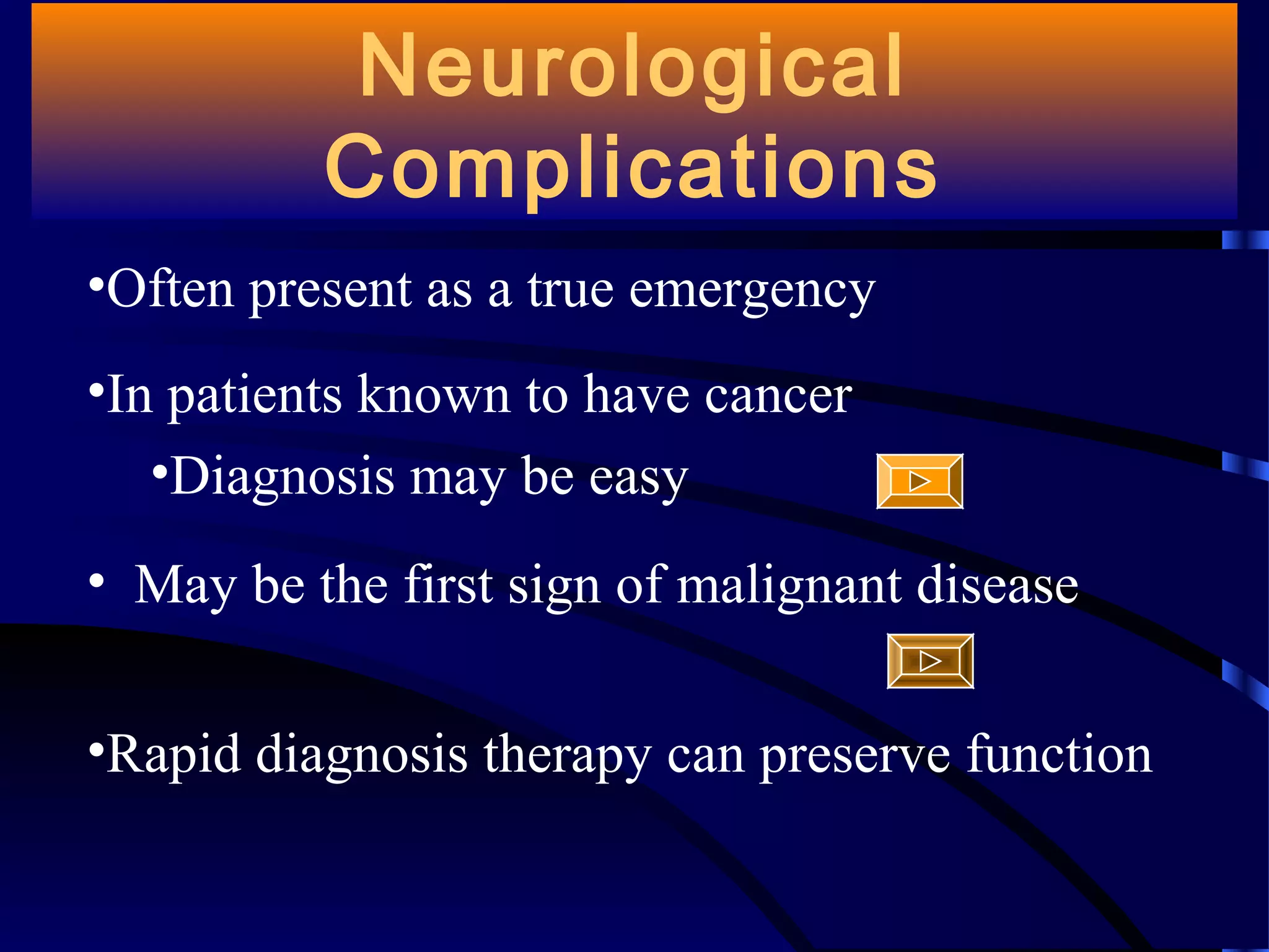 Common complications of cancer | PPT
