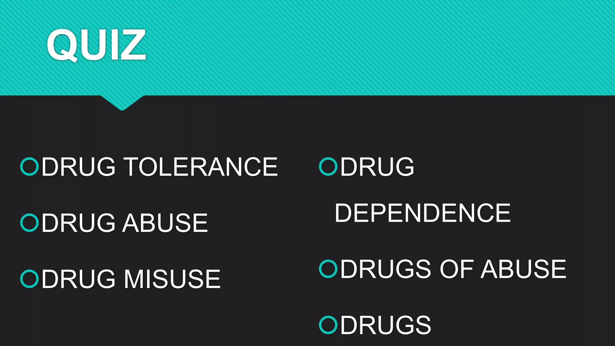 Common Concepts in Drug Education | PPTX