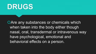 Common Concepts in Drug Education | PPTX