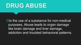 Common Concepts in Drug Education | PPTX