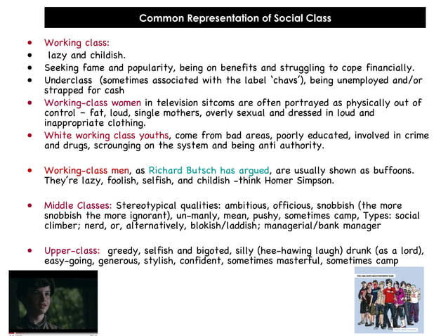 G322 Common Representations of Specific Social Groups | PPT
