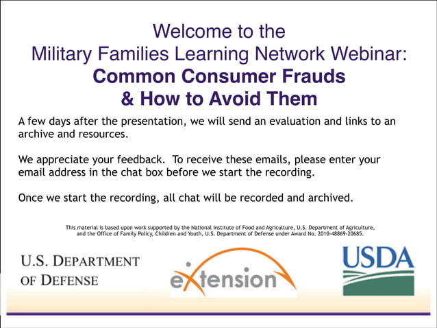Common Consumer Frauds & How to Avoid Them | PDF