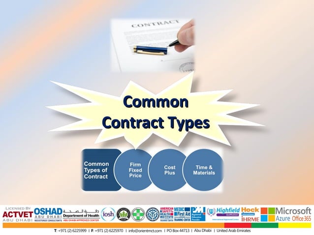 Common contract types | PPS