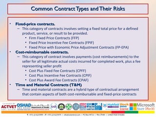 Common contract types | PPS