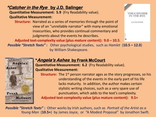 Commoncore text-exemplars-and-measuring-text-complexity | PPTX ...