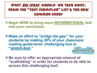 Commoncore text-exemplars-and-measuring-text-complexity | PPTX ...