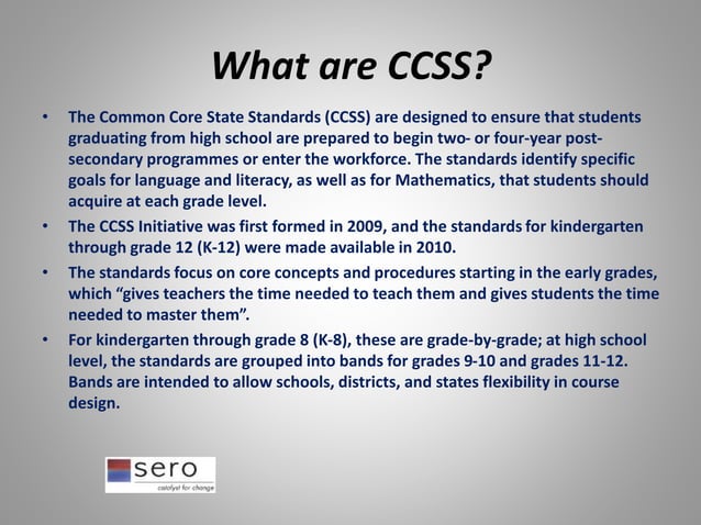 Common core and common ground | PPT