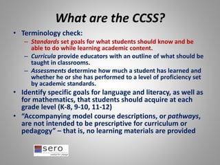 Common core and common ground | PPTX