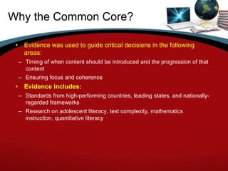 Common core and its challenge | PPT | Free download