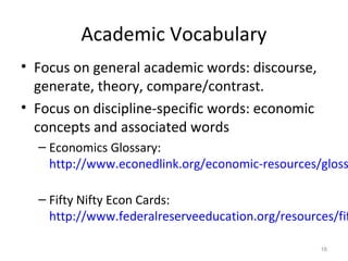 Common core econ high school | PPT | Education