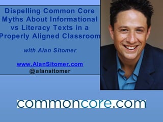 Dispelling Common Core Myths About Informational vs Literary Texts in a ...