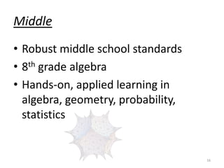 Common core & essential standards for a ps | PPTX