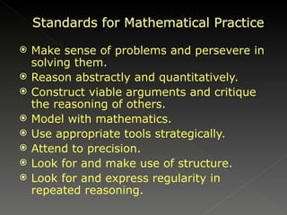 Common Core Habits of Mind - final! | PPT