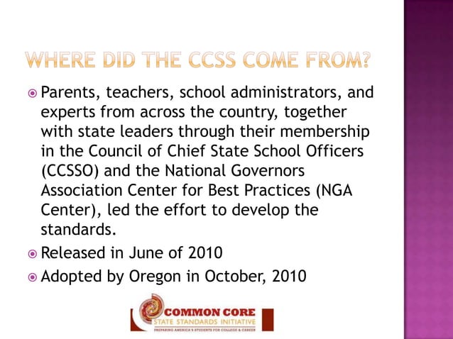 Common Core Introduction | PPT