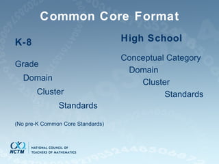 Common corepowerpoint nctm | PPT