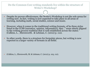 Reading & Writing: The Cornerstones to the Common Core State Standards ...