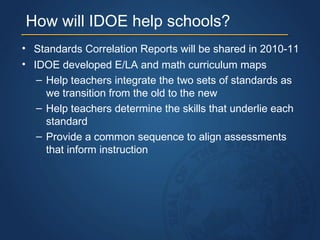 Common core standards (idoe) power point | PPT