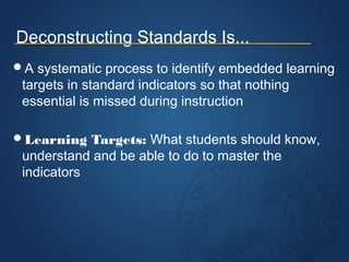 Common core standards (idoe) power point | PPT