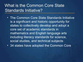 Common core standards (idoe) power point | PPT | Education industry ...