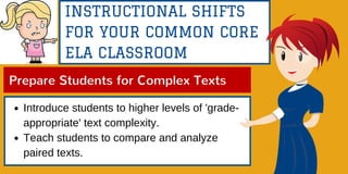 6 Instructional Shifts for your Common Core ELA Classroom | PDF