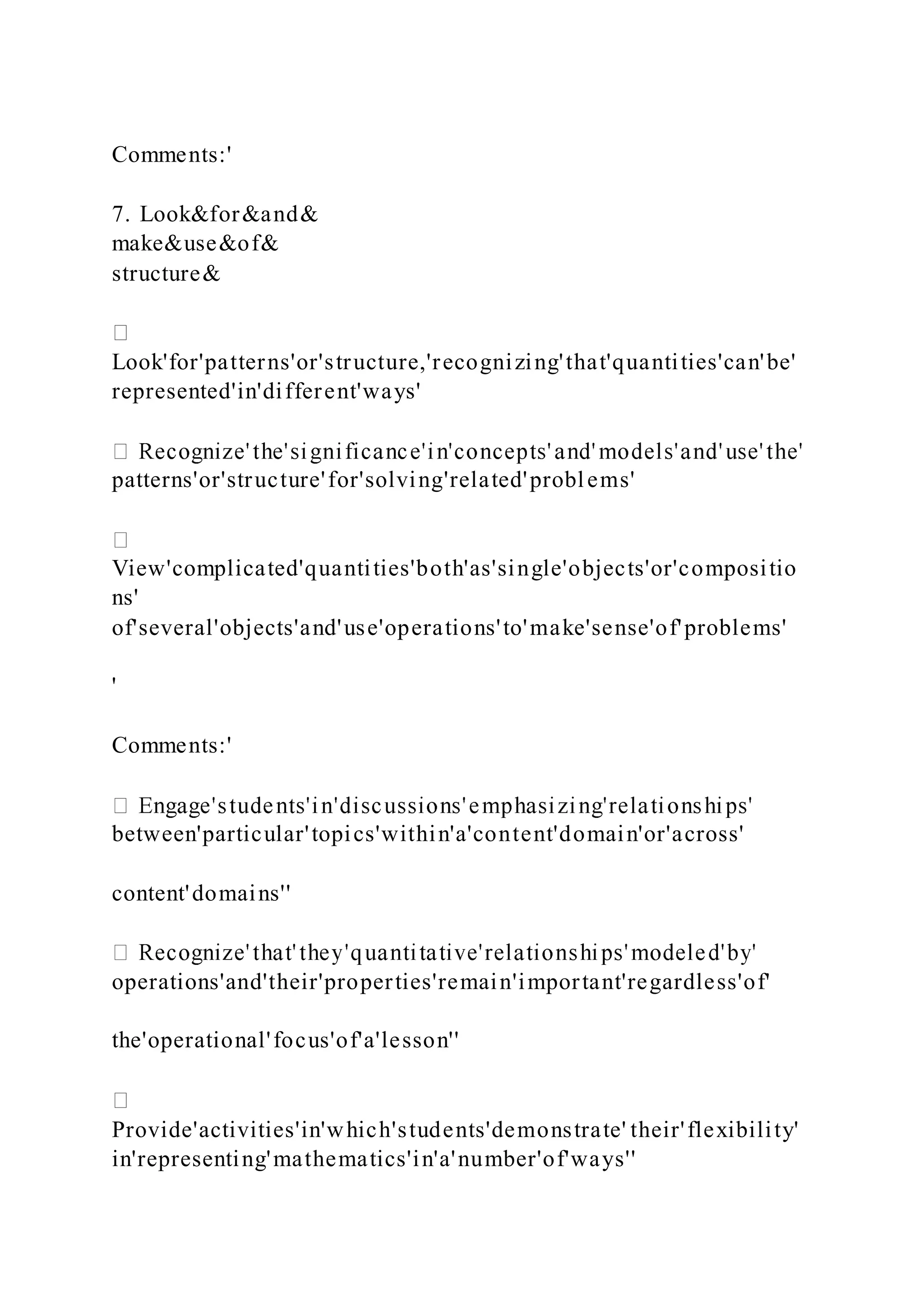 COMMON CORE STATE STANDARDS FOR MATHEMATICS Standards for | DOCX