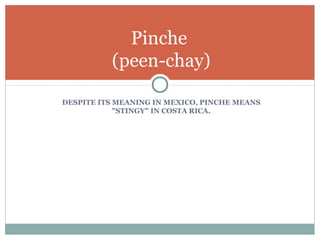 Common costa rican phrases | PPT | Obscenity and Profanity | Sensitive ...