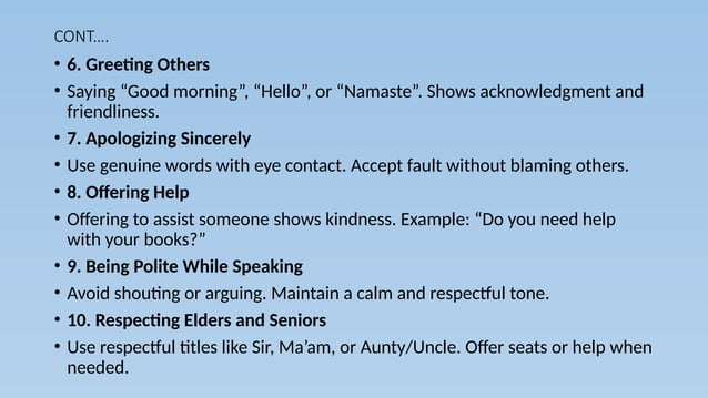 COMMON COURTESIES (POLITE SOCIAL BEHAVIOURS) CHARU.pptx