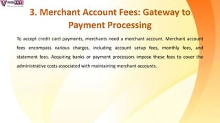 Common credit card fees and rates | PPT