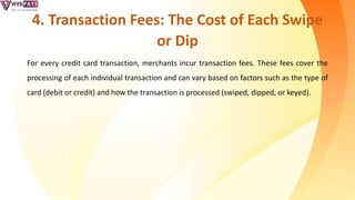 Common credit card fees and rates | PPT