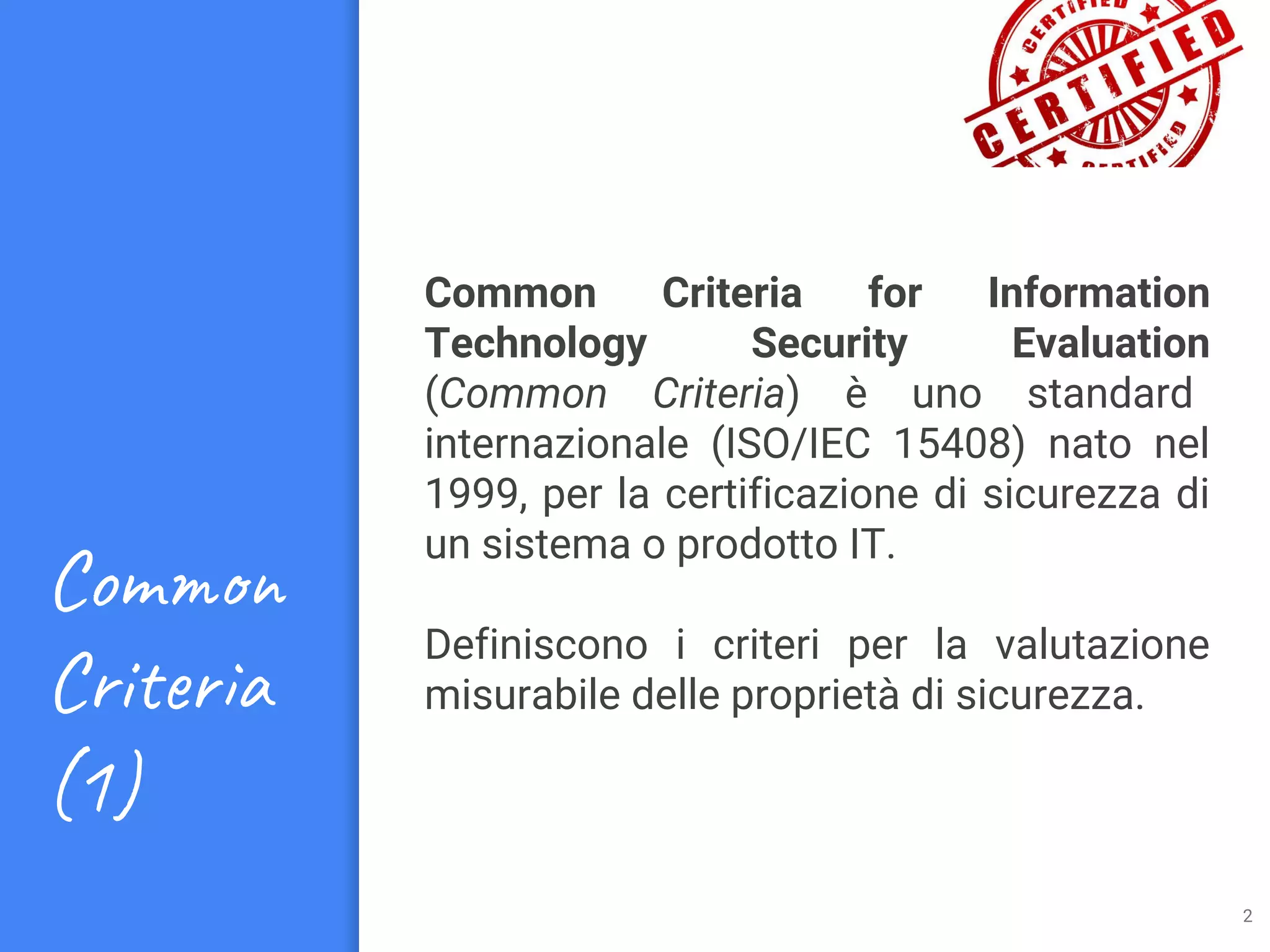 ISO/IEC 15408 Common Criteria | PDF