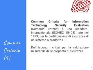 ISO/IEC 15408 Common Criteria | PDF