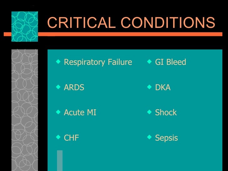 Common Critical Conditions