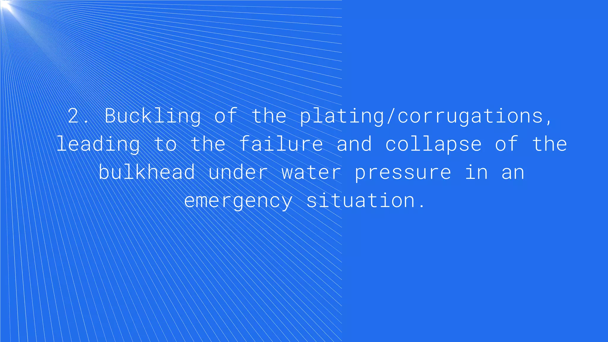 “Common damage defects that may occur on watertight transverse ...
