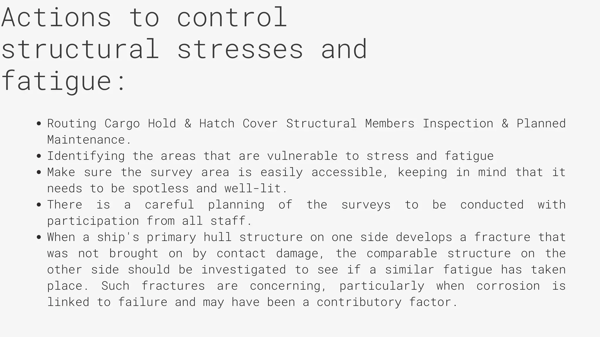 “Common damage defects that may occur on watertight transverse ...