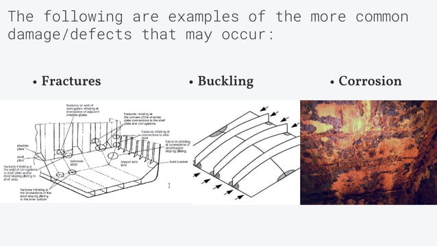 “Common damage defects that may occur on watertight transverse ...
