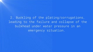 “Common damage defects that may occur on watertight transverse ...