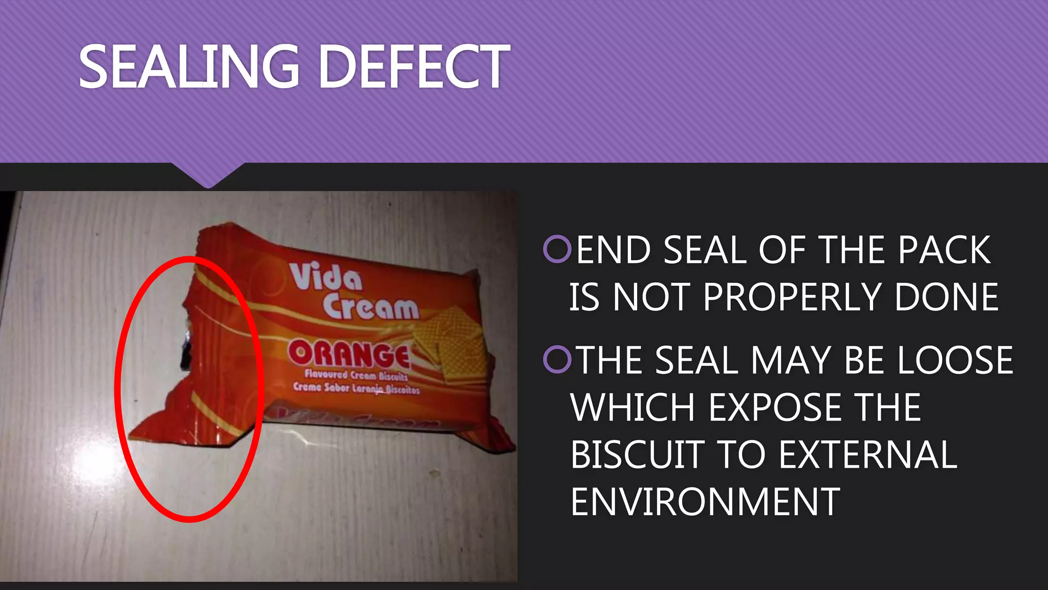 Common defects of biscuits and biscuit packs | PPTX