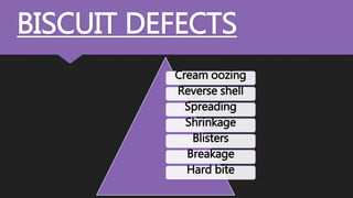 Common defects of biscuits and biscuit packs | PPTX