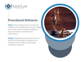 Common Defense Strategies Used by Homicide Lawyers in Mississauga | PPTX