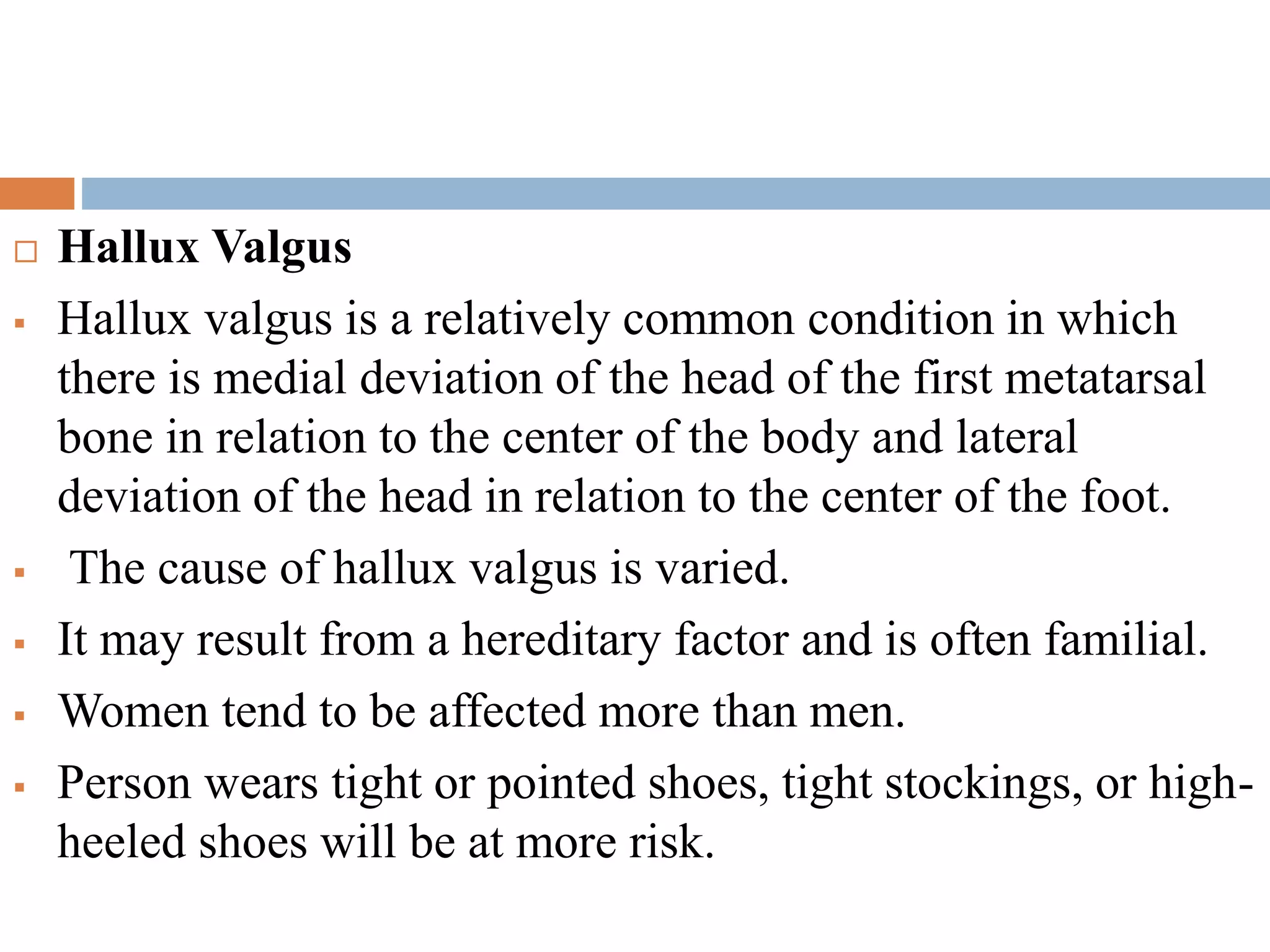 Common deformities, deviations, and injuries of ankle and foot | PPTX