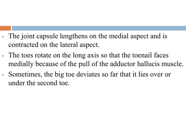 Common deformities, deviations, and injuries of ankle and foot | PPTX