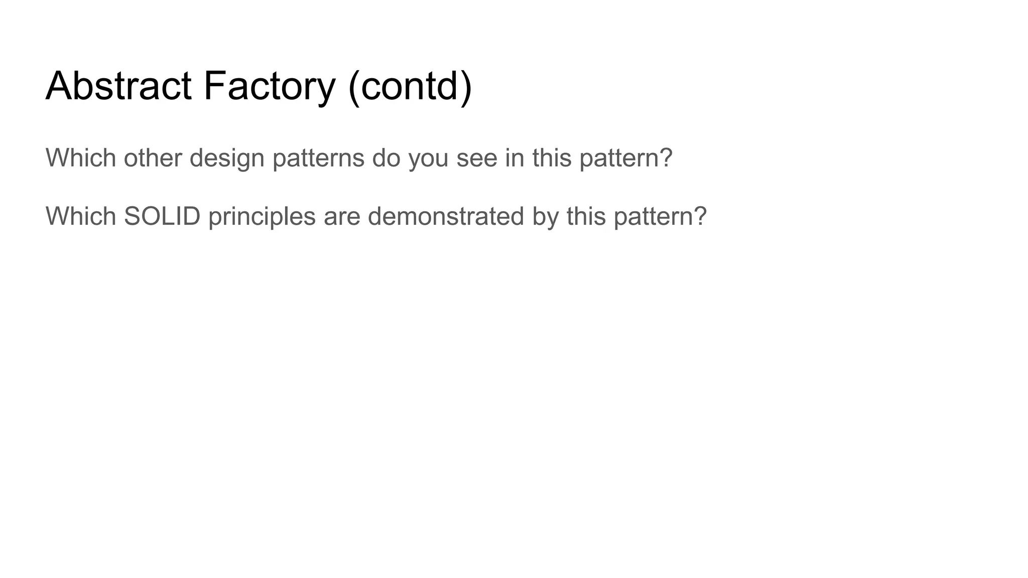 Common Design Patterns.pptx | Programming Languages | Computing
