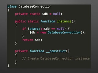 Common design patterns in php | PPT